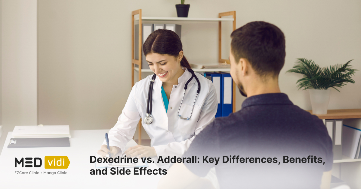 Dexedrine vs. Adderall: Key Differences, Strength, and Side Effects