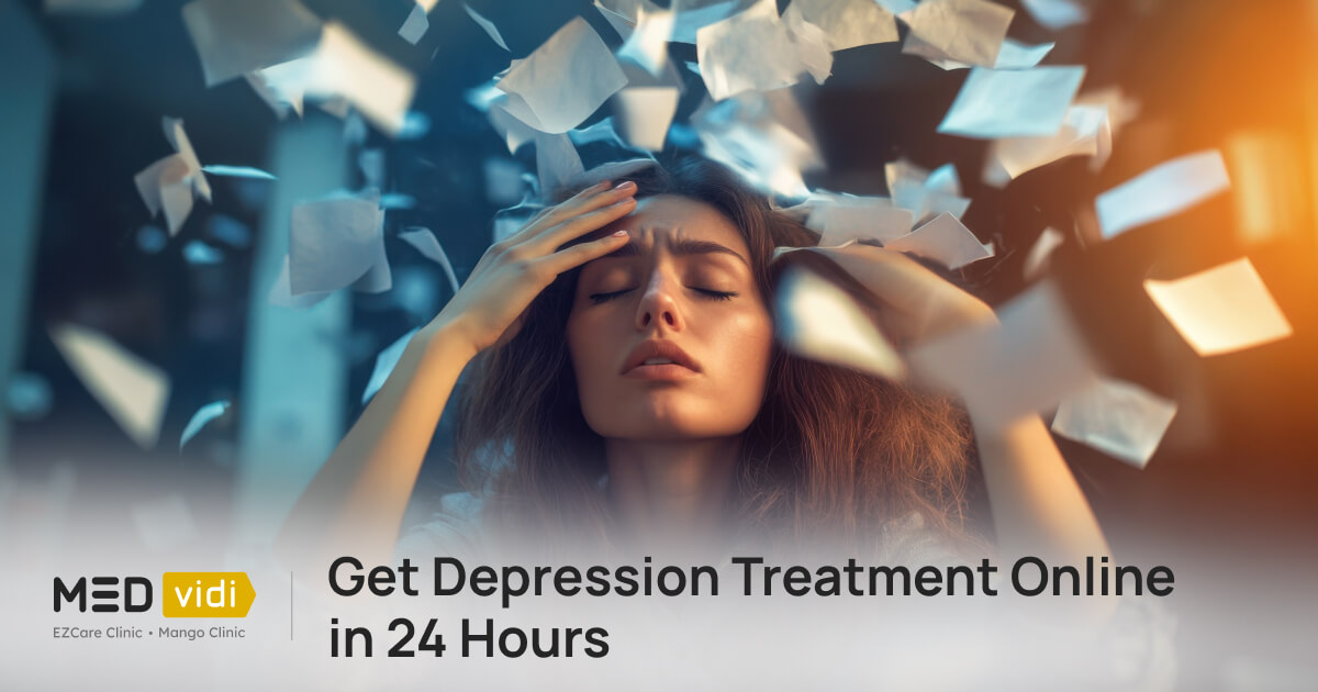 Get Online Help for Depression: Antidepressants Prescribed Online | MEDvidi
